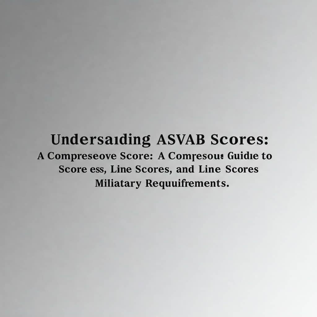 Understanding ASVAB Scores | Guide to Score Ranges