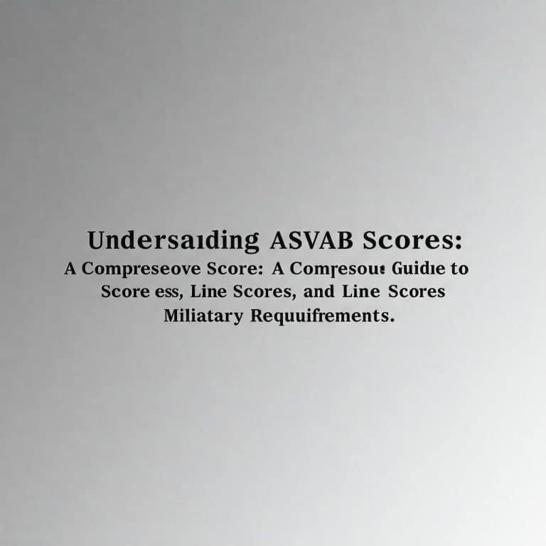 Understanding ASVAB Scores | Guide to Score Ranges Understanding ASVAB Scores | Guide to Score Ranges